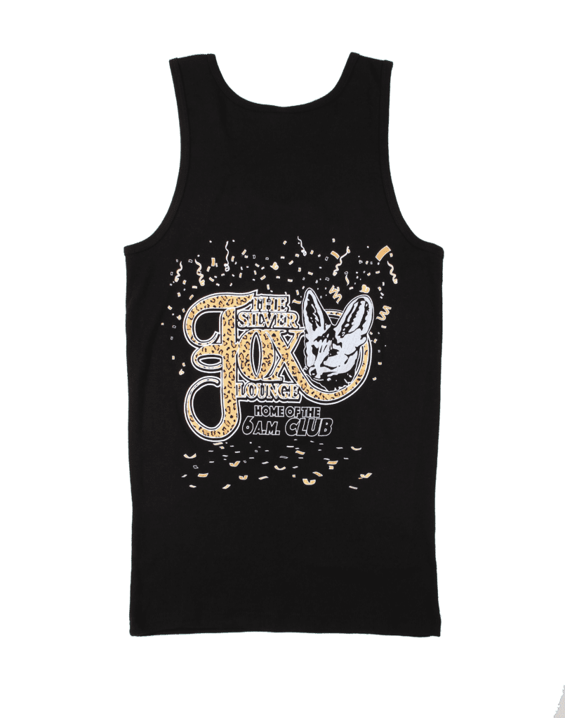 Silver Fox Tank Top Black - Silver Fox Lounge